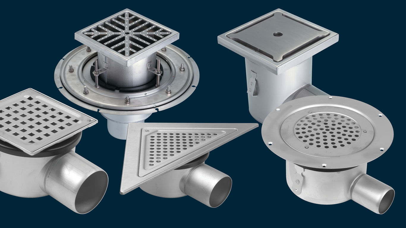 Siphons et caniveaux